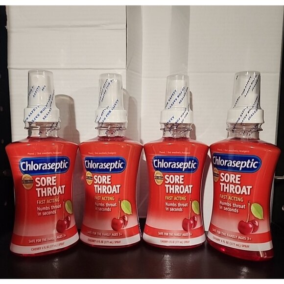 Chloraseptic | Other | 4 Pack Chloraseptic Sore Throat Spray Fast ...
